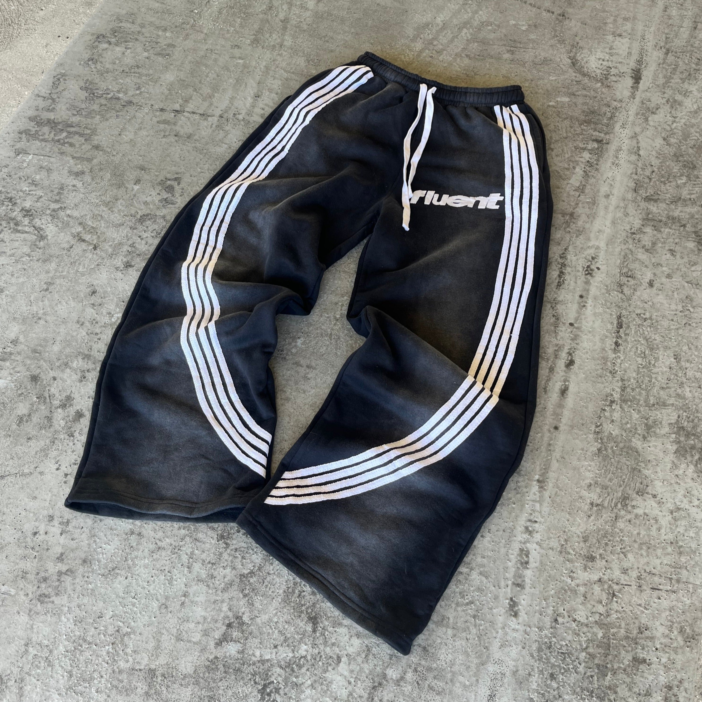 Black Striped Sweatpants – fluent
