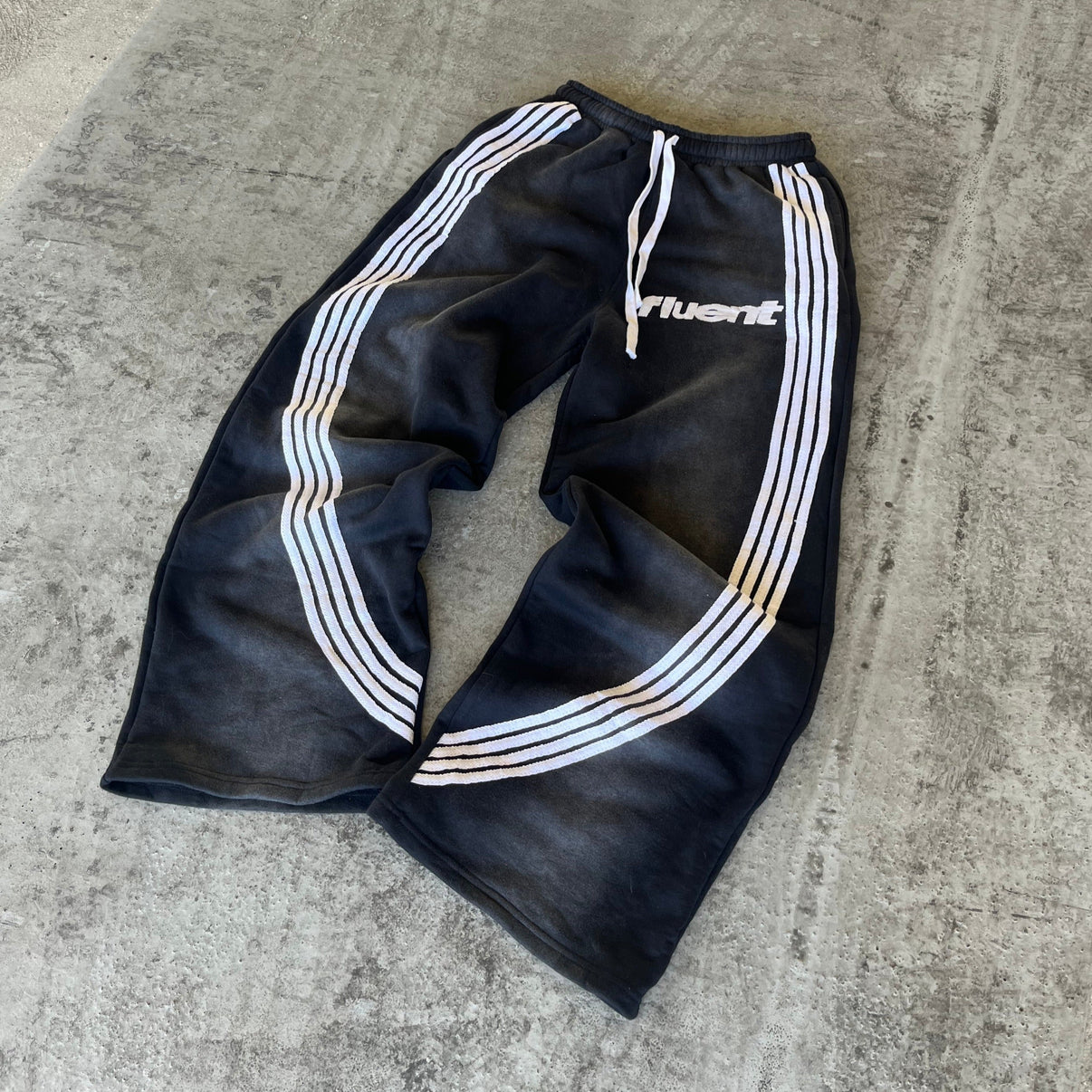 Black Striped Sweatpants – fluent